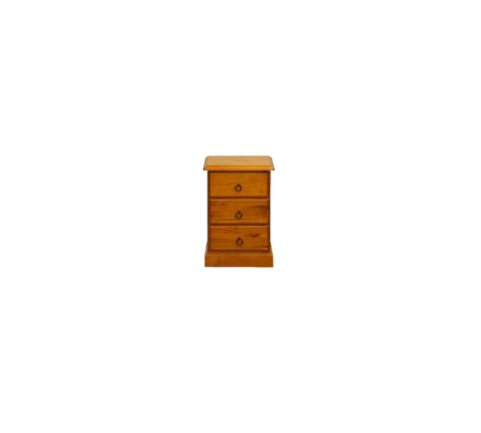 SAMSON 3 DRAWER BEDSIDE TABLE