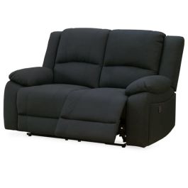 CAPTAIN 2RR SEATER SOFA BLACK IN10
