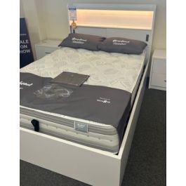 NOOK KING SINGLE GAS LIFT BED WHITE