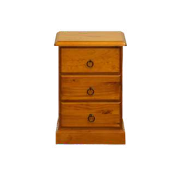 SAMSON 3 DRAWER BEDSIDE TABLE
